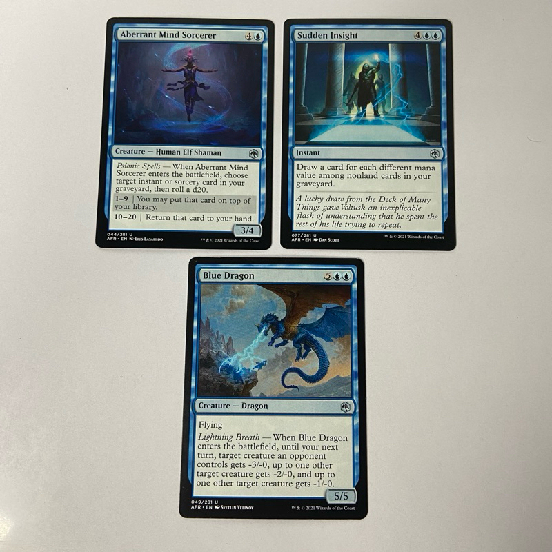 ABERRANT MIND SORCERER SUDDEN INSIGHT BLUE DRAGON | AFR ADVENTURES IN ...