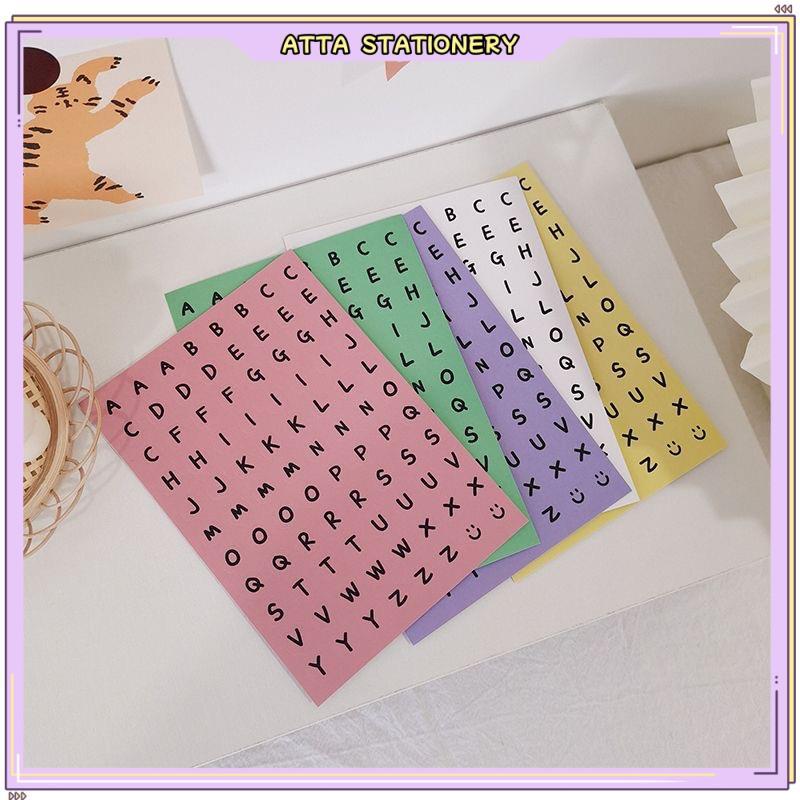 Creative Colorful English Letter Sticker DIY Diary Scrapbooking School ...