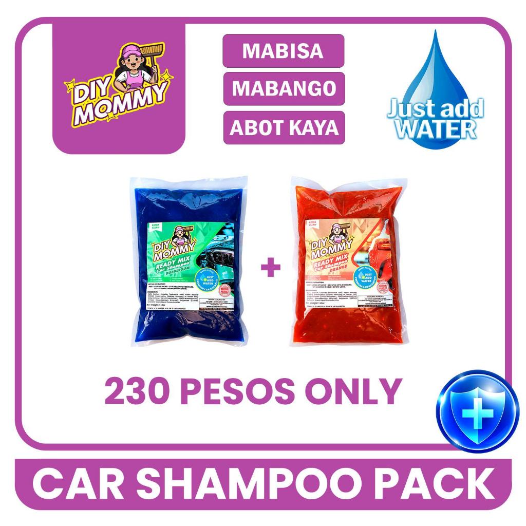 CAR SHAMPOO PACK: Bubble Gum & Orange Scent | Shopee Philippines