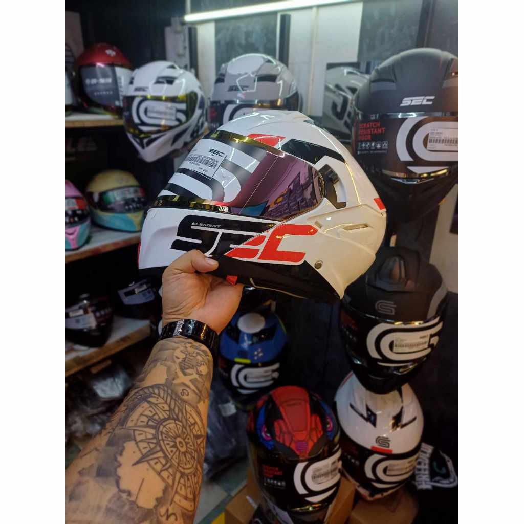 SEC ELEMENT MODULAR HELMET | Shopee Philippines