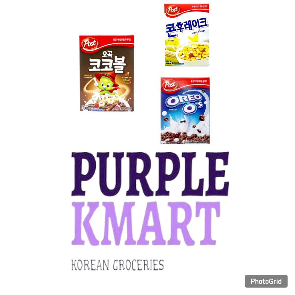 CEREAL: DONG SUH POST OREO O'S 250G / CORN FLAKES 220G / FIVE GRAINS ...