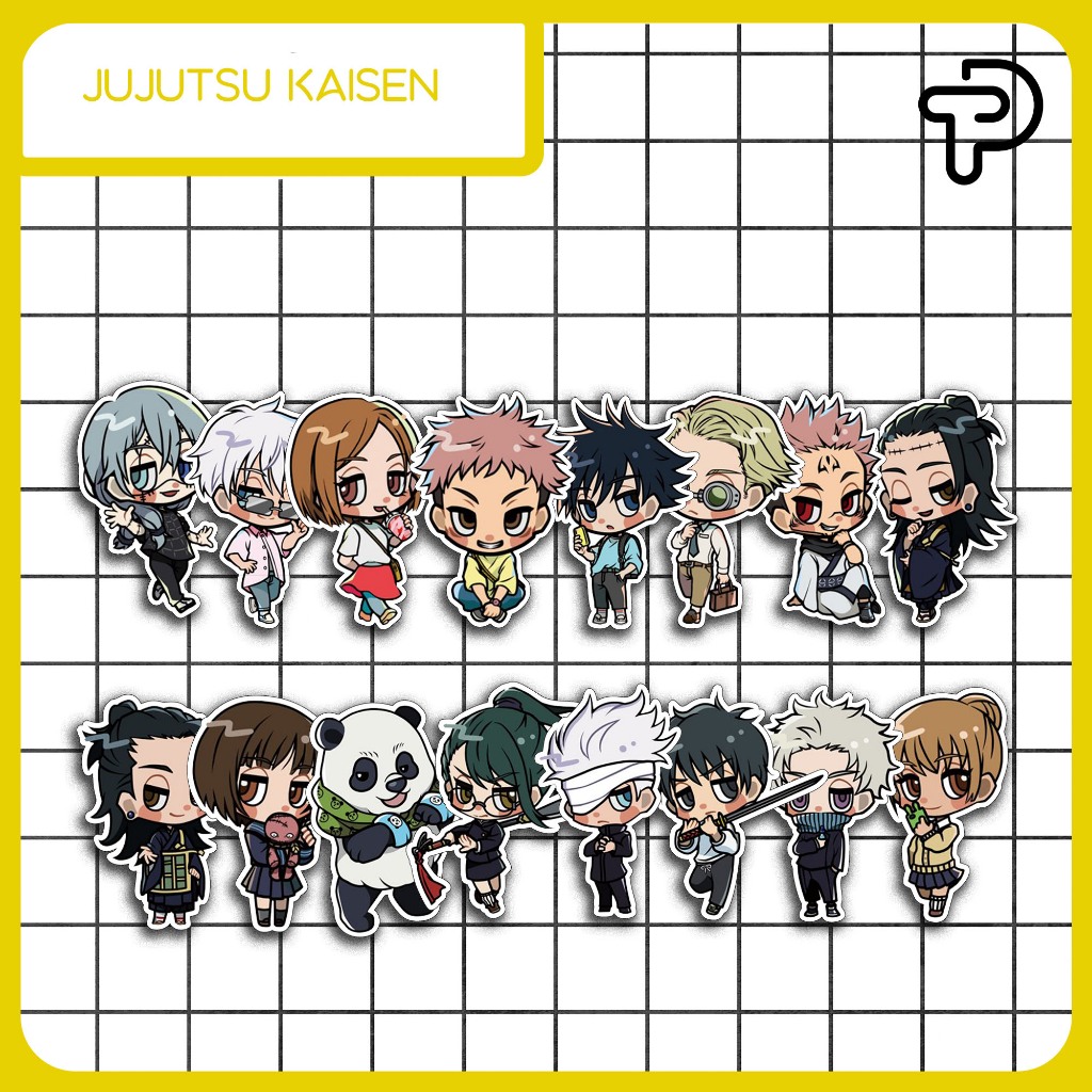 Jujutsu Kaisen Sticker Pack V3 | JJK | Vinyl Sticker | WaterProof ...