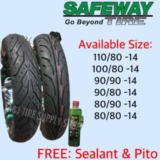 SAFEWAY TIRE size 14" for Beat, Click, Mio, Skydrive, etc. w/14 mags ...