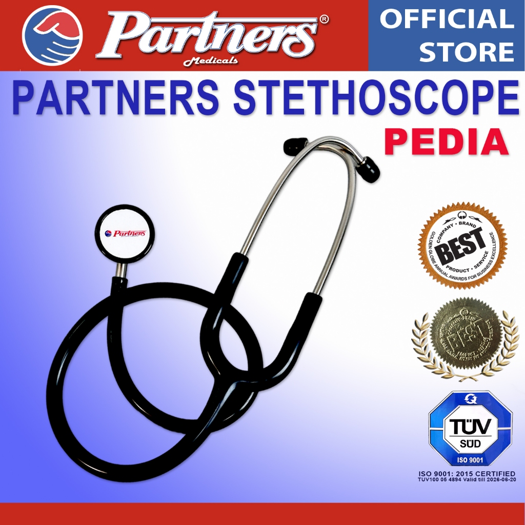 Partners Stethoscope Littmann- Type Pedia ( Black ) | Shopee Philippines