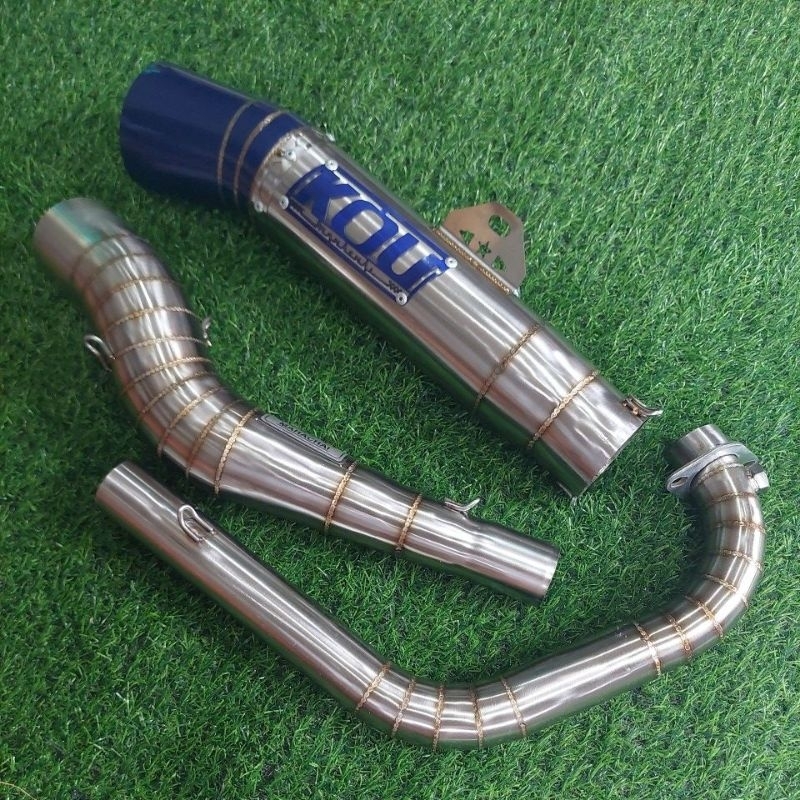 SUZUKI RAIDER 150 Fi KOU MUFFLER SET 63MM FOR LOUDES PIPE | Shopee ...