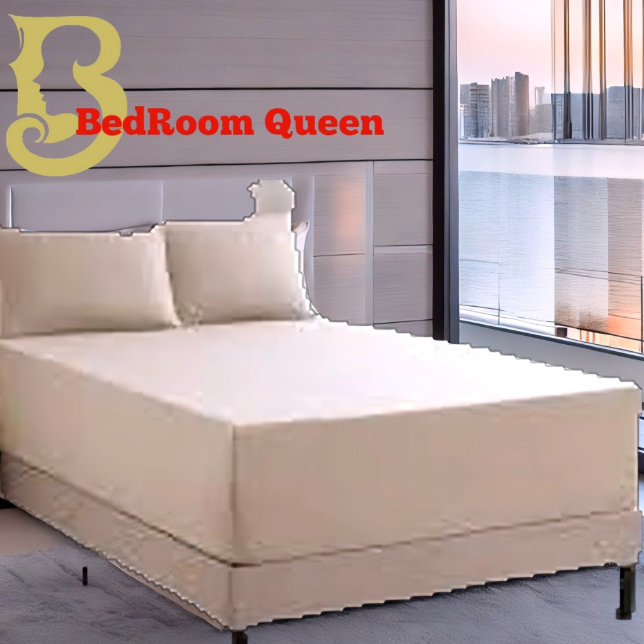 BedRoom Queen | Elegant Light Brown Bedding | Luxurious Comfort | 3-in ...