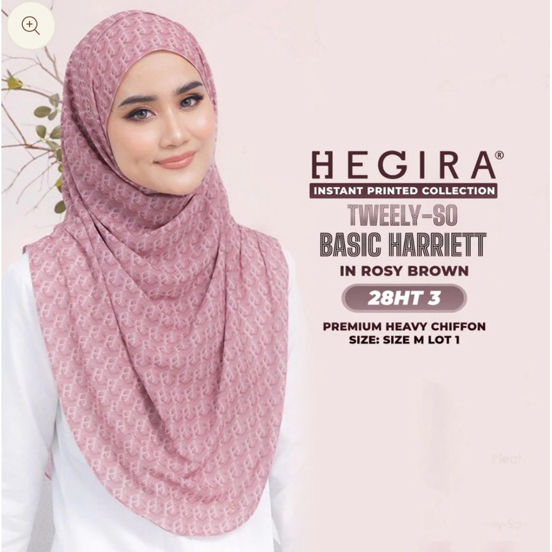 INSTANT HEGIRA TWEELY SO HARRIET PRINTED | Shopee Philippines