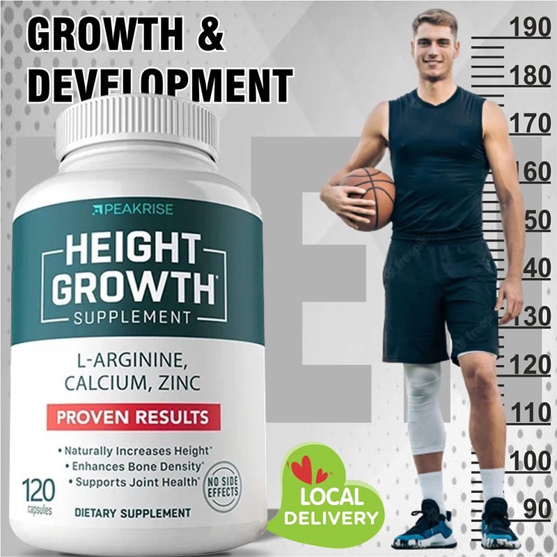 Height Enhancer Booster Vitamin Pills Calcium Promote bone development ...