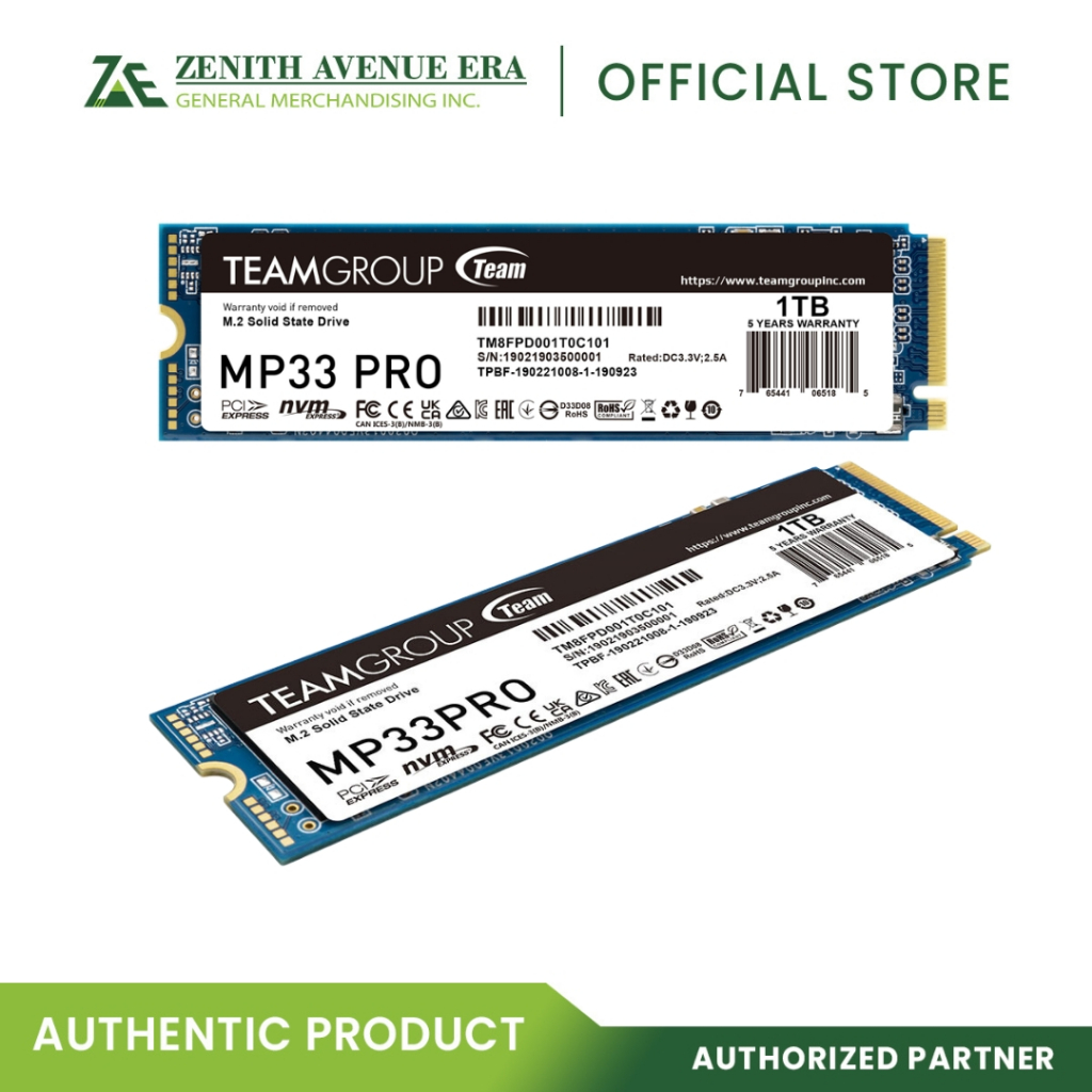 TEAM GROUP MP33 PRO M.2 2280 PCIe NVMe Gen 3.0 x4 | Internal M.2 PCIe ...
