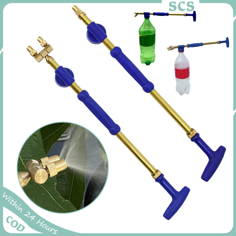 Manual Garden Sprayer，Handheld Push Pull Copper Pump Sprayer Adjustable ...