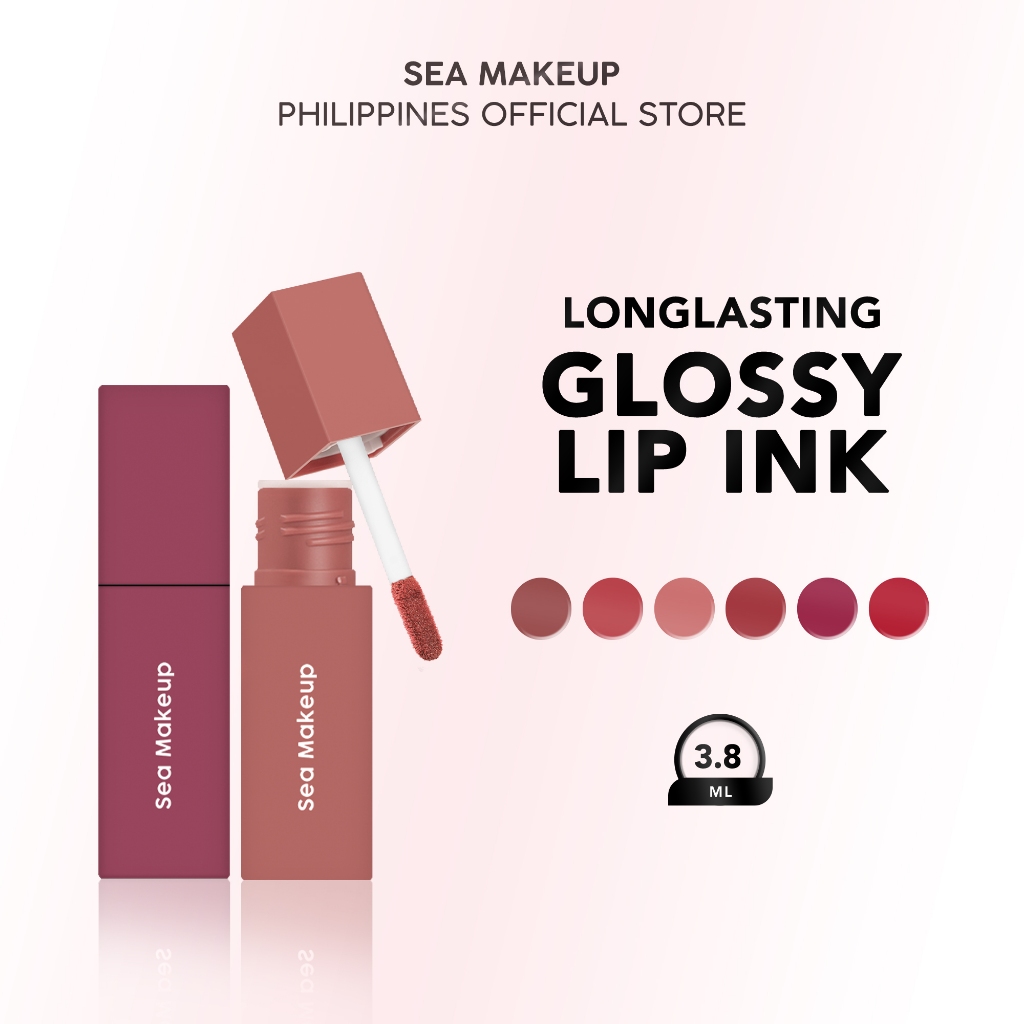 Sea Makeup Lacquer Shake Lip Ink - Glossy Finish Waterproof Longer Throughout the Day All ...