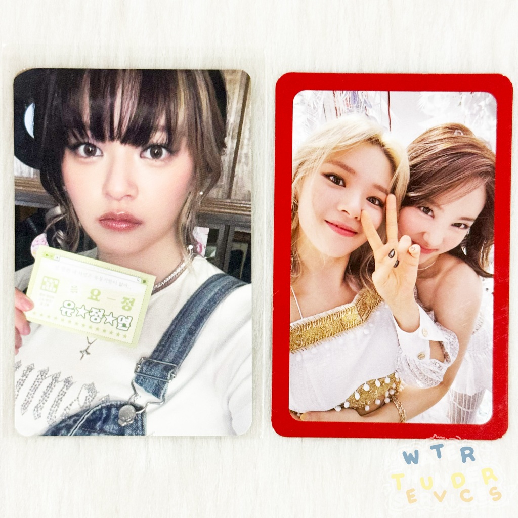 TWICE NAYEON JEONGYEON 2YEON Unit Photocard 30K Won Benefit Once Again ...