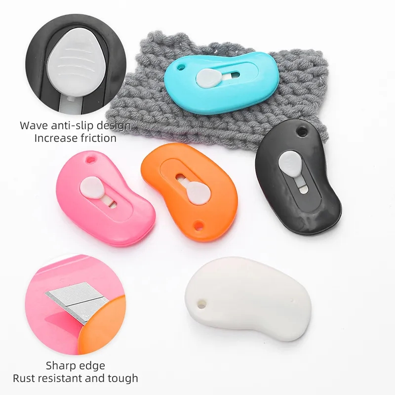 Pastel Color Mini handy portable paper cutters box package cutter craft ...