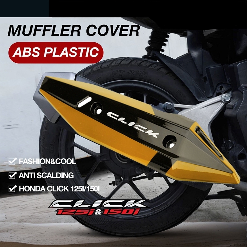 Honda Click V2/V3 150i/125i Heat Guard/ Muffler protector/ Double Color ...