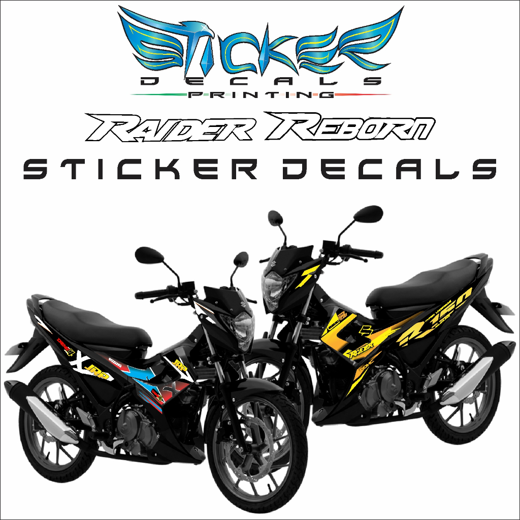 Suzuki Raider Reborn R150 Limited Edition Stock Decals | Shopee Philippines