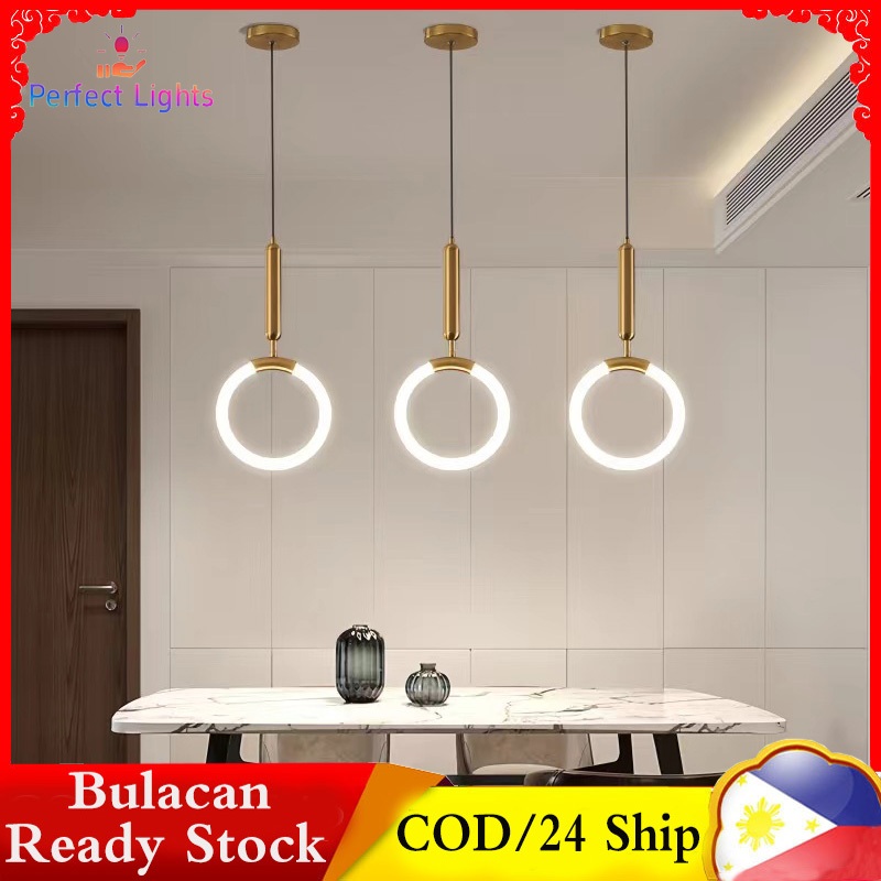 Modern Chandelier Ceiling LED Light Bar Counter Drop Lights Bedside ...