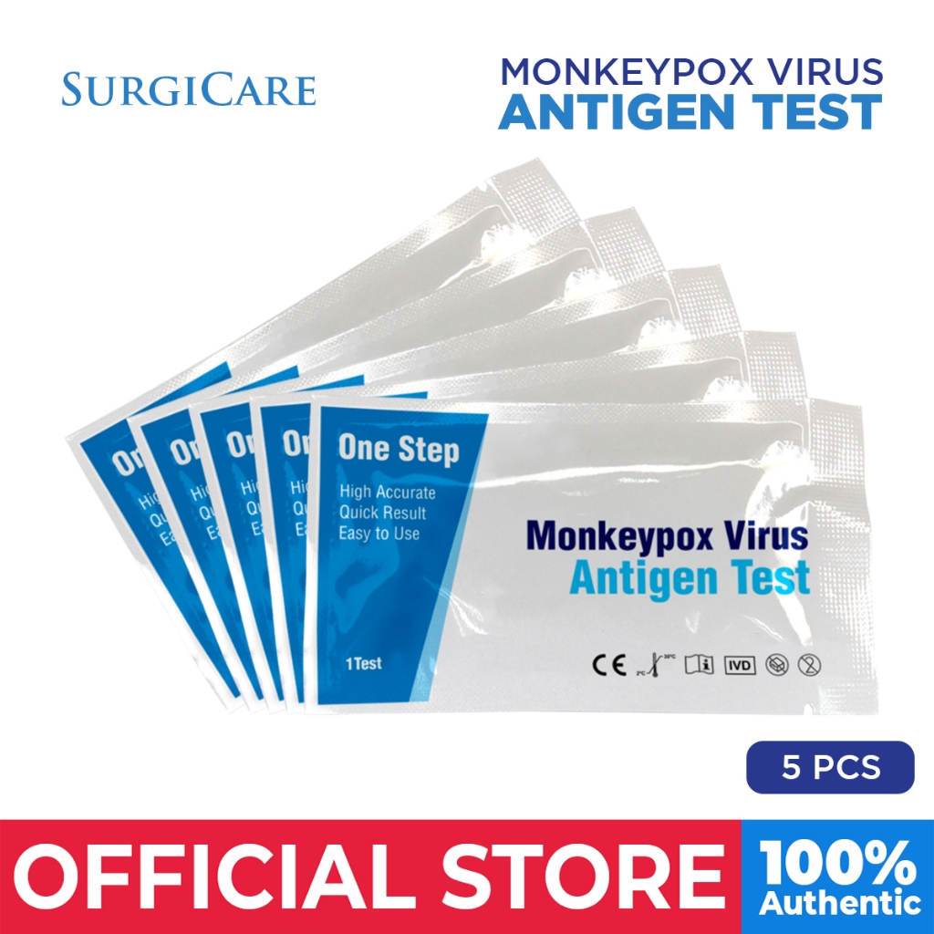 Surgicare Monkeypox Virus Antigen Test Kit - 5 Packs | Shopee Philippines