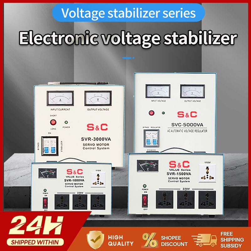 AVR For Refrigerator With Power Delay SVR-3000 VA AVR (Automatic ...