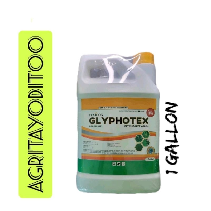 GLYPHOTEX 480 SL GRASS KILLER GLYPHOSATE HERBICIDE (1 GALLON) BY ...