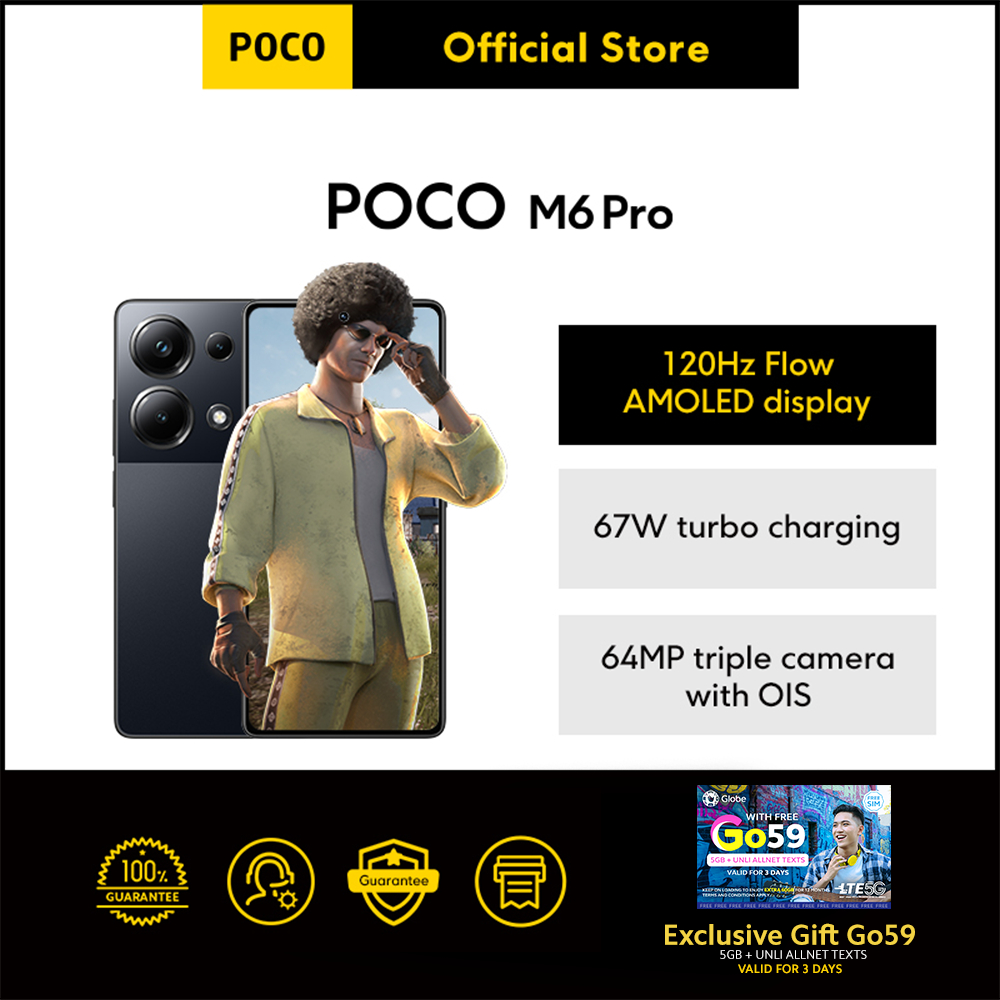 Poco M6 Pro Helio G99-Ultra Processor 8GB+256GB / 12GB+512GB 64MP ...