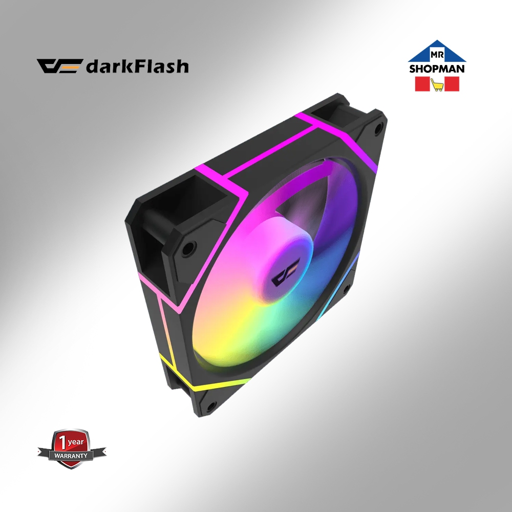 Darkflash DM12F A-RGB 3in1 / Single Cooling Fan Case Fans | Shopee ...