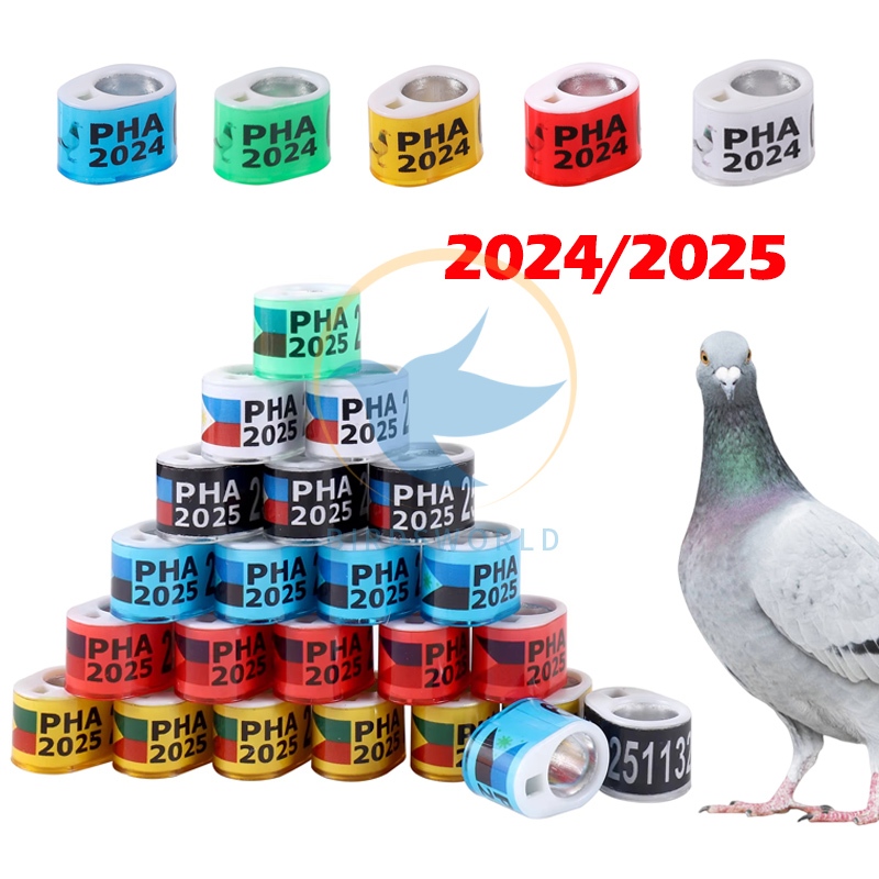 2024/2025 PHA Pigeon foot ring 8mm Oval ring Identification foot ring ...