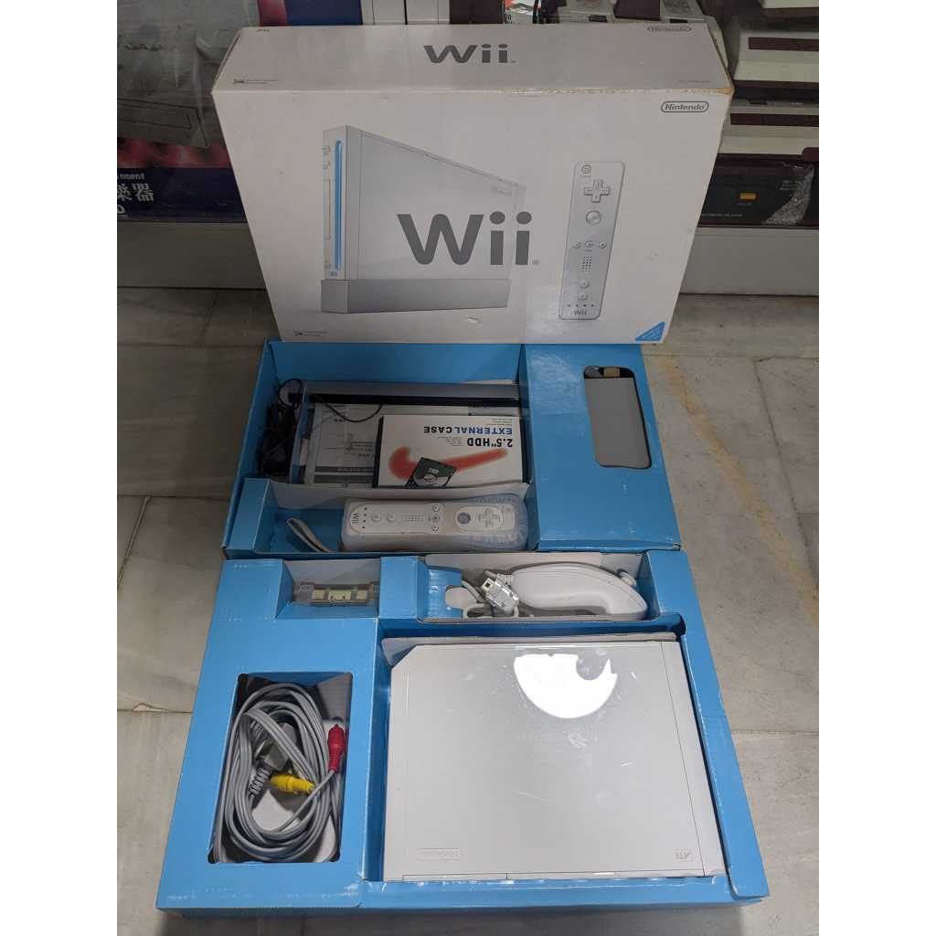 Wii Bundle #18 Complete with Box and Manuals (Soft Modded) with 250GB ...