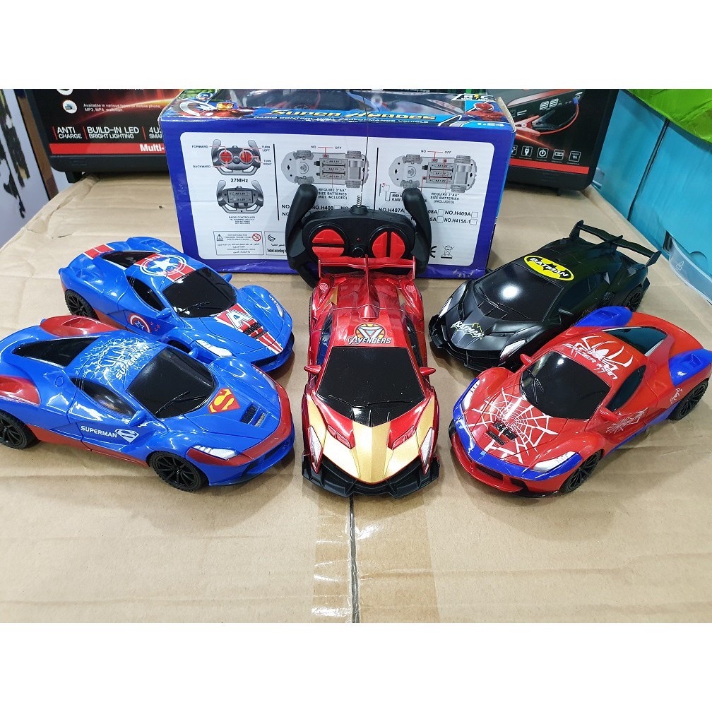 1:24 four-way remote control car super hero remote control car | Shopee ...