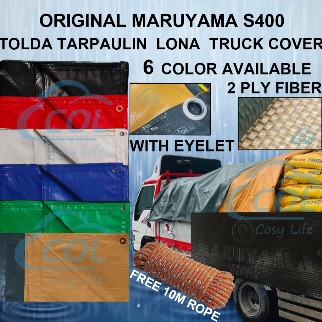 HIGH QUALITY ORIGINAL MARUYAMA S400 TRAPAL LONA TOLDA DIFF SIZES AVAIL ...
