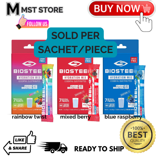 Biosteel Clean Electrolytes Hydration Mix 7g Zero Sugar Caffeine Free ...