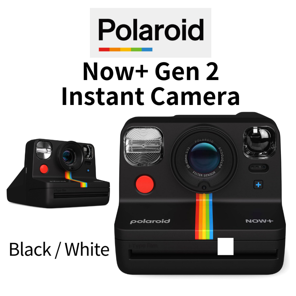 Polaroid Instant Camera Polaroid Now+ Gen 2 - Black (9076) | Shopee Philippines