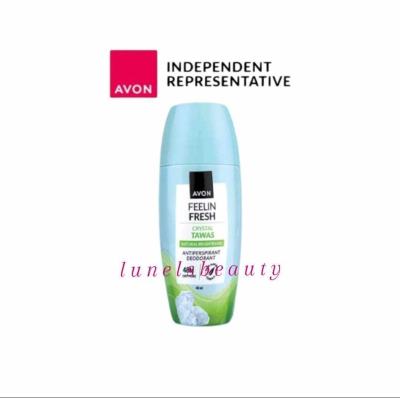Avon Feelin Fresh Crystal Tawas Natural Brightening Antiperspirant ...