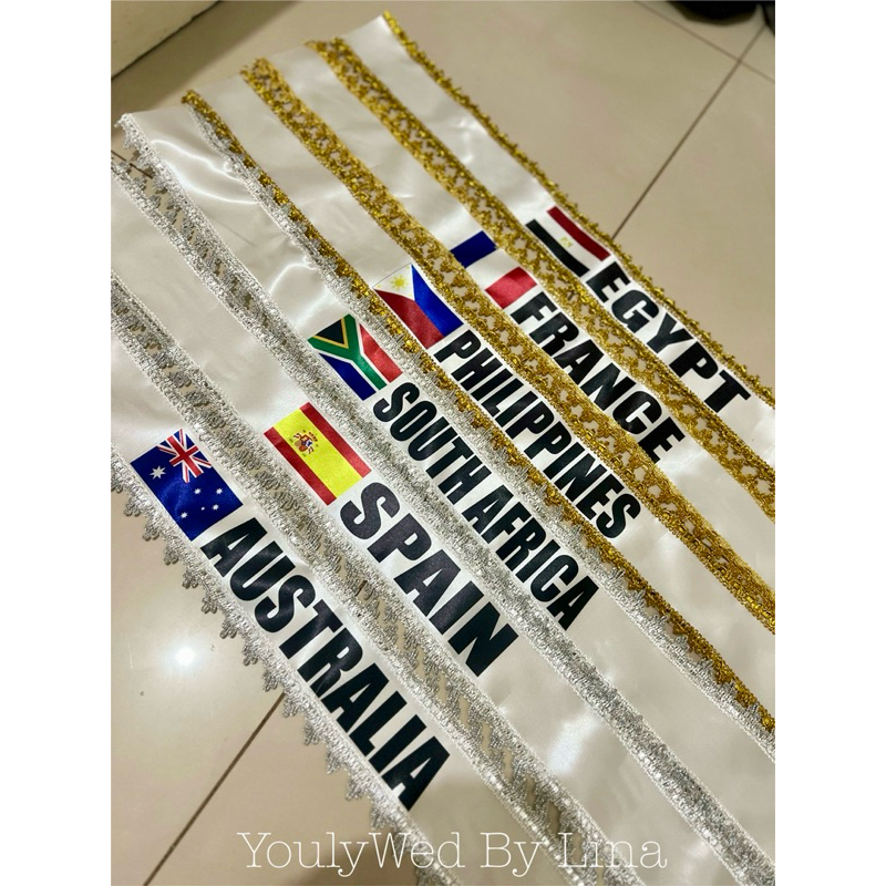 Sash For United Nation (FOR KIDS and ADULT) | Shopee Philippines