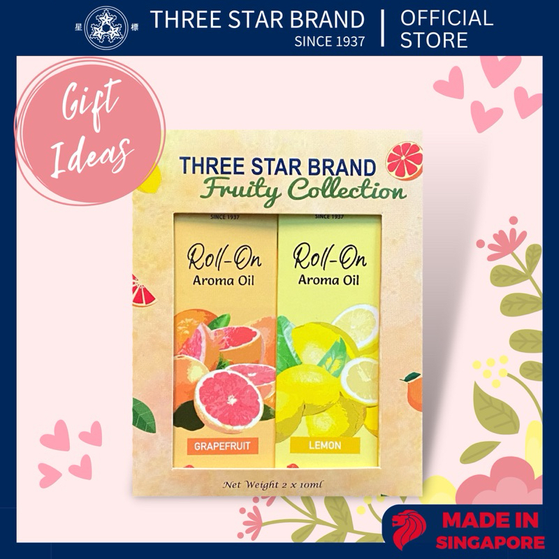 Three Star Brand Aromatherapy Roll-On (Fruity Collection - Grapefruit ...