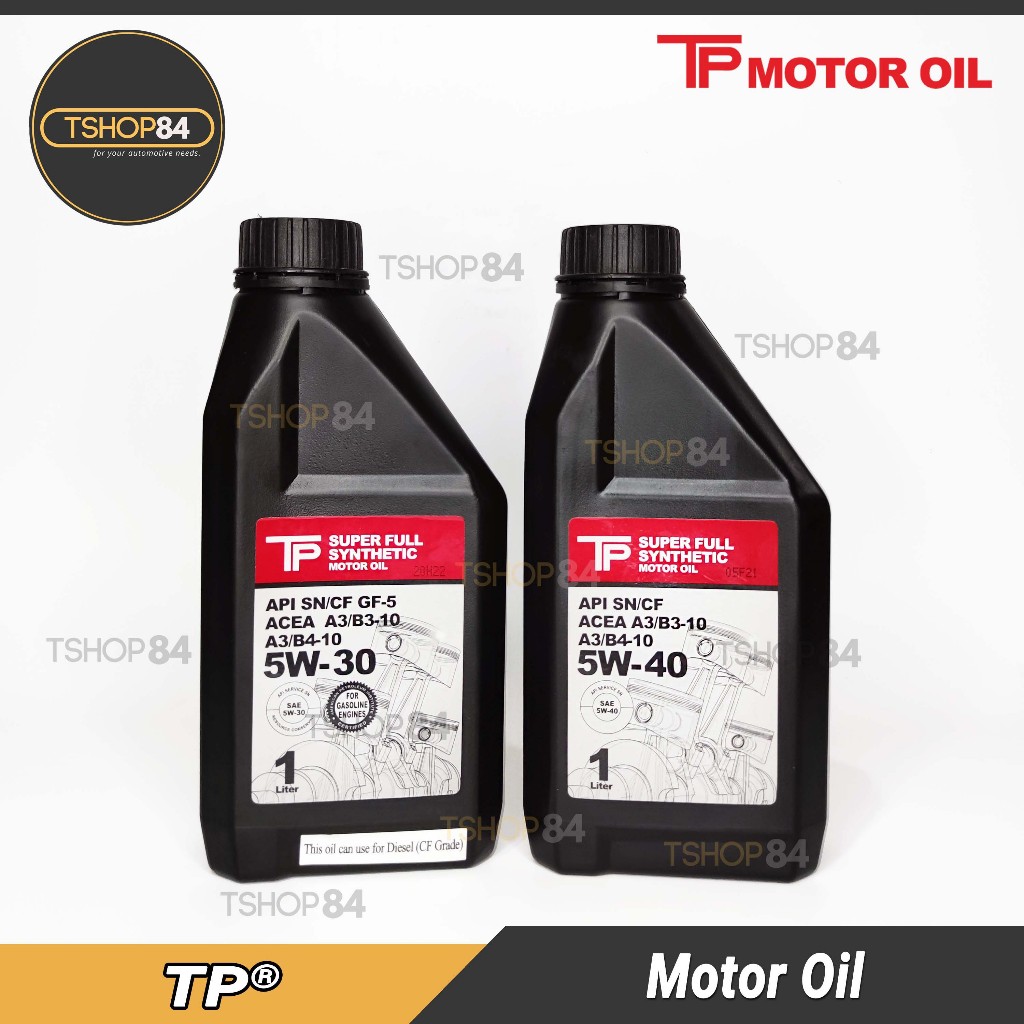 TP Super Full Synthetic Motor Oil 5W30 5W40 API CN/F 1Liter | Shopee Philippines