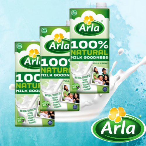 ARLA ALL NATURAL MILK GOODNESS FULL CREAM 1L X3 BUNDLE PACK | Shopee Philippines