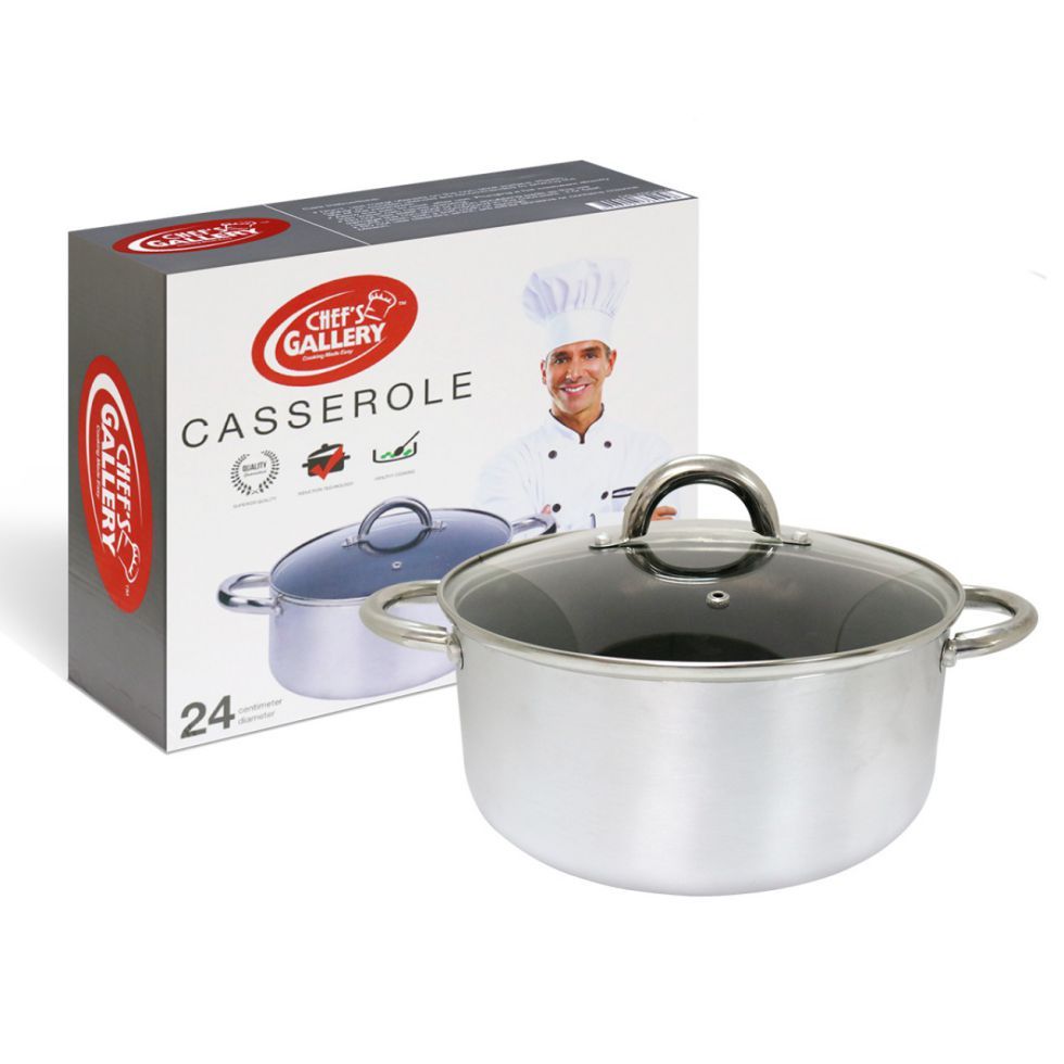 HAVI SHOP Chefs Gallery Non stick Casserole 20cm | Shopee Philippines