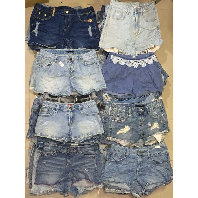 12pcs + 1 free l STARTER pack *negosyo pack/ mid waist denim shorts ...