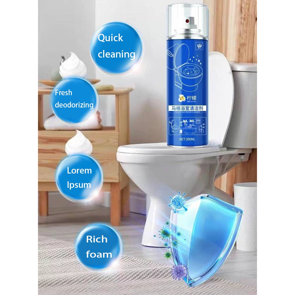 abbott Toilet bathroom cleaner toilet foam mousse cleaner strong ...