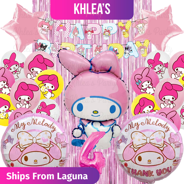 My Melody Birthday Party Theme Balloon Set | Shopee Philippines
