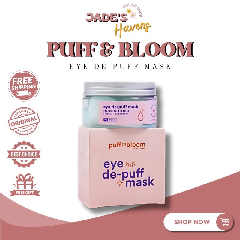 Puff and Bloom Eye De Puff Mask Hyaluronic Eye Mask Eyebags Remover ...