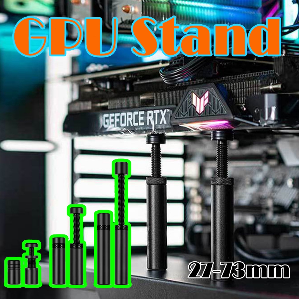 S/M/L Telescopic GPU Stand Support Heavy Duty Anti-Sag Aluminum ...
