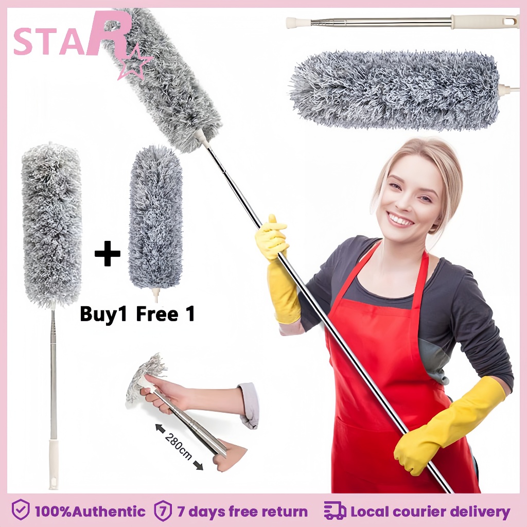 2.8M Microfiber Duster Extendable Duster Cleaner Brush Gap Dust Removal ...