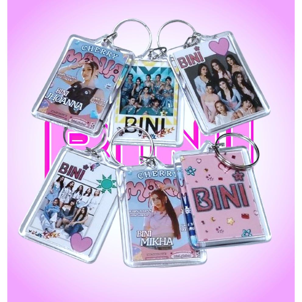 10 PCS BINI KEYCHAIN transparent plastic 4x5 cm MARCUS | Shopee Philippines