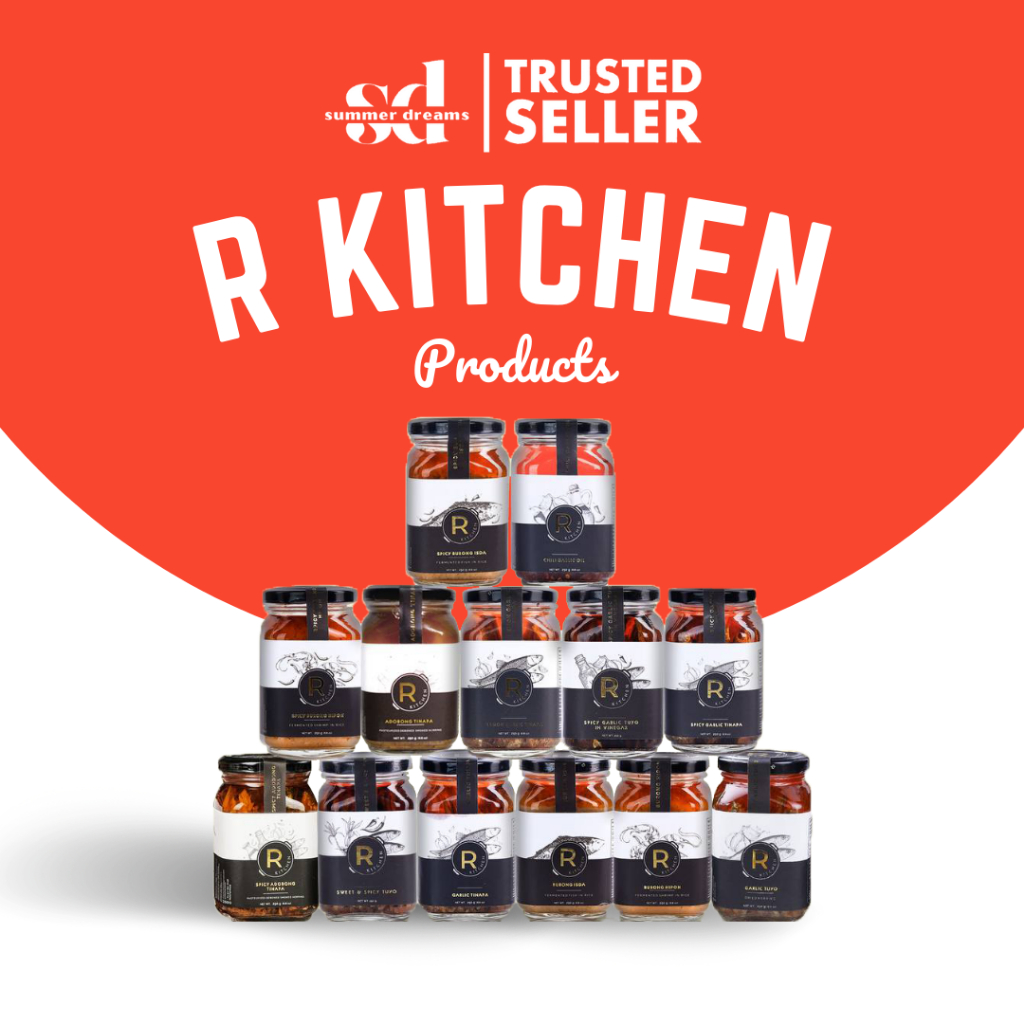 RKITCHEN Premium Bottled Gourmet Food Garlic Tinapa Garlic Tuyo Adobong ...