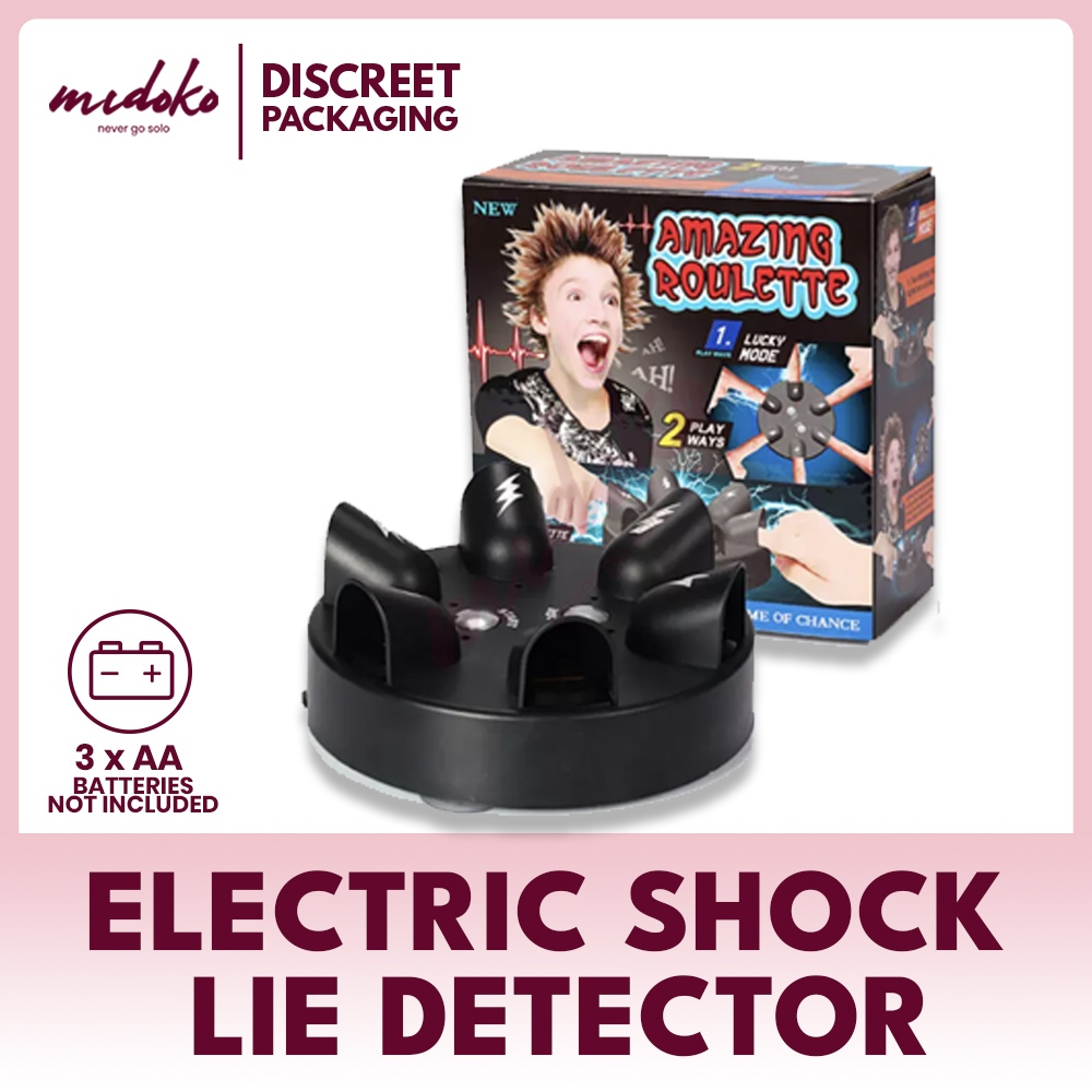 Midoko Mini Electric Shock Lie Detector - Tricky Fun for All Ages ...