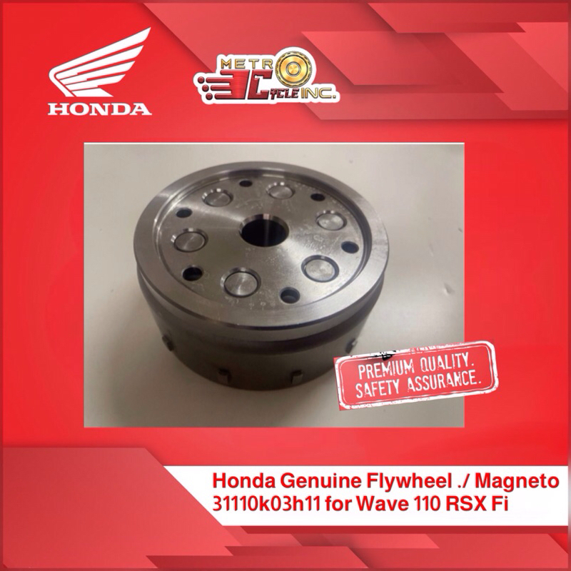 Honda Genuine Flywheel ./ Magneto 31110k03h11 for Wave 110 RSX Fi | Shopee Philippines