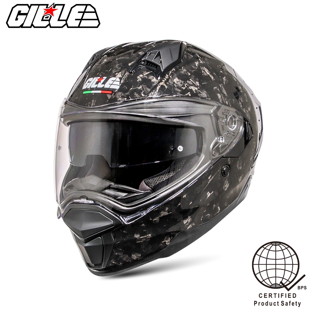 GILLE 873 Celeste Snake , Forged and 3K Carbon Full Face Motorcycle ...