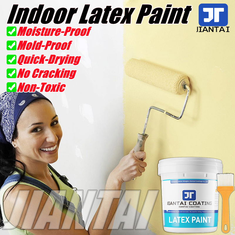 ★1KG★Formaldehyde-Free Latex Paints Coating, DIY, Mold-Resistant, Eco ...
