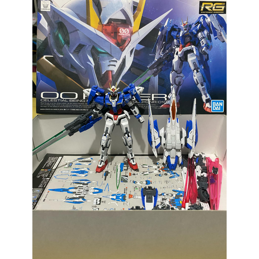 Gundam RG 00 Raiser 1/144 Built Already | Shopee Philippines